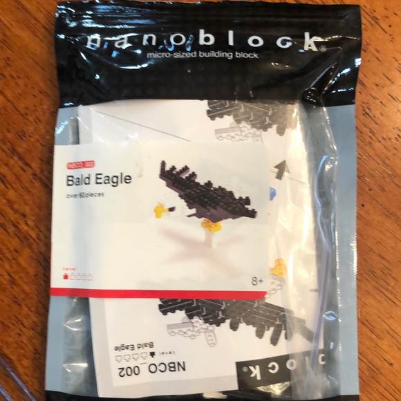 nanoblock | Toys | Nanoblock Microsized Building Block Bald Eagle ...